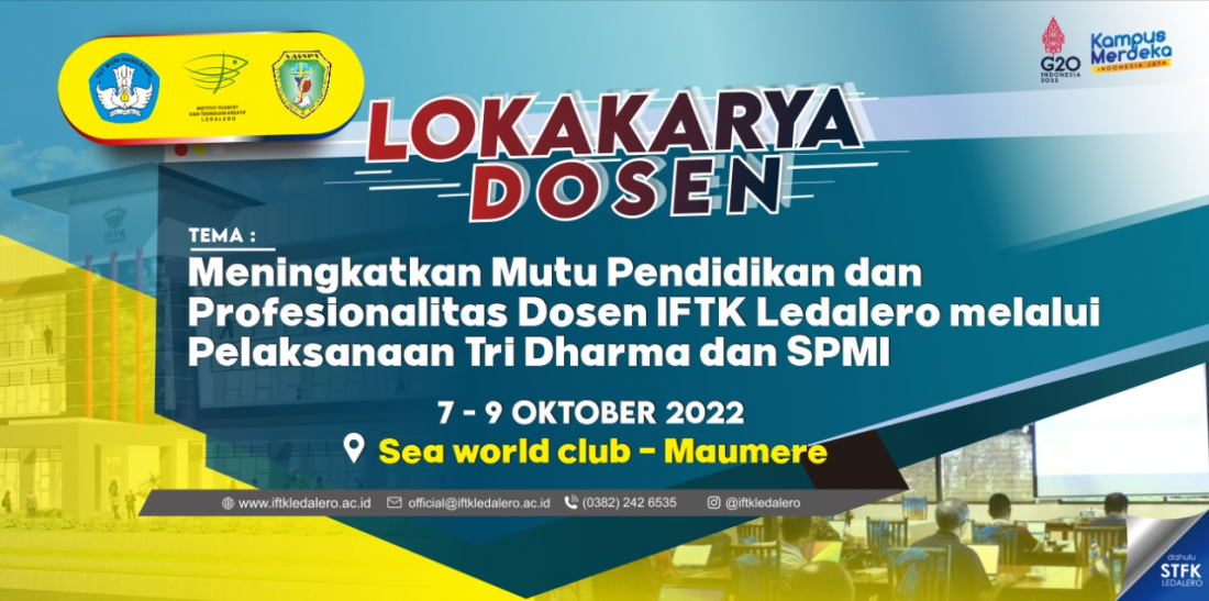 Lokakarya Dosen IFTK Ledalero Tahun 2022 « Ledalero Institute of ...