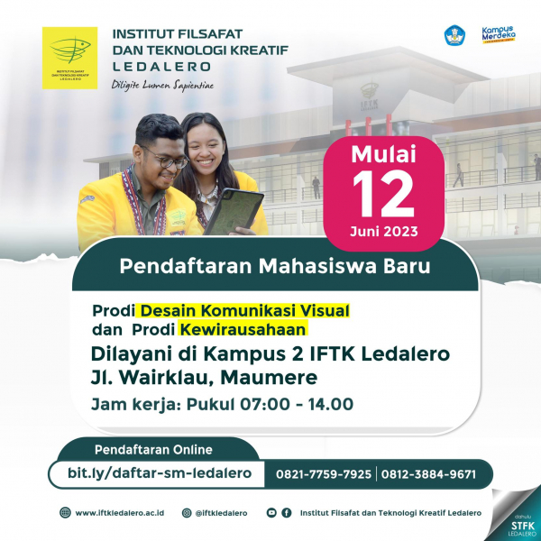 Mulai 12 Juni 2023, Pendaftar Mahasiswa Baru Prodi Desain Komunikasi Visual dan Prodi ...